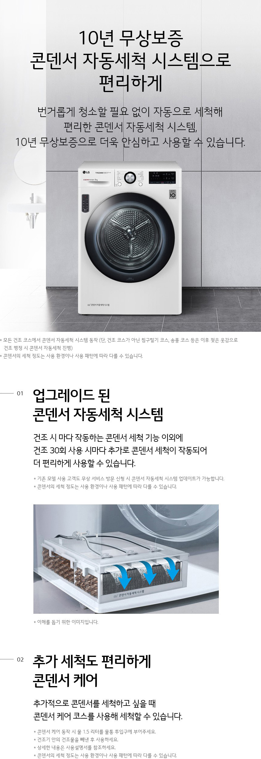 LG전자 트롬 건조기 RH9WV 9kg 2단키트 DRYKITST4 (실버) ★12만원 현장결제★ / 디바이스마트