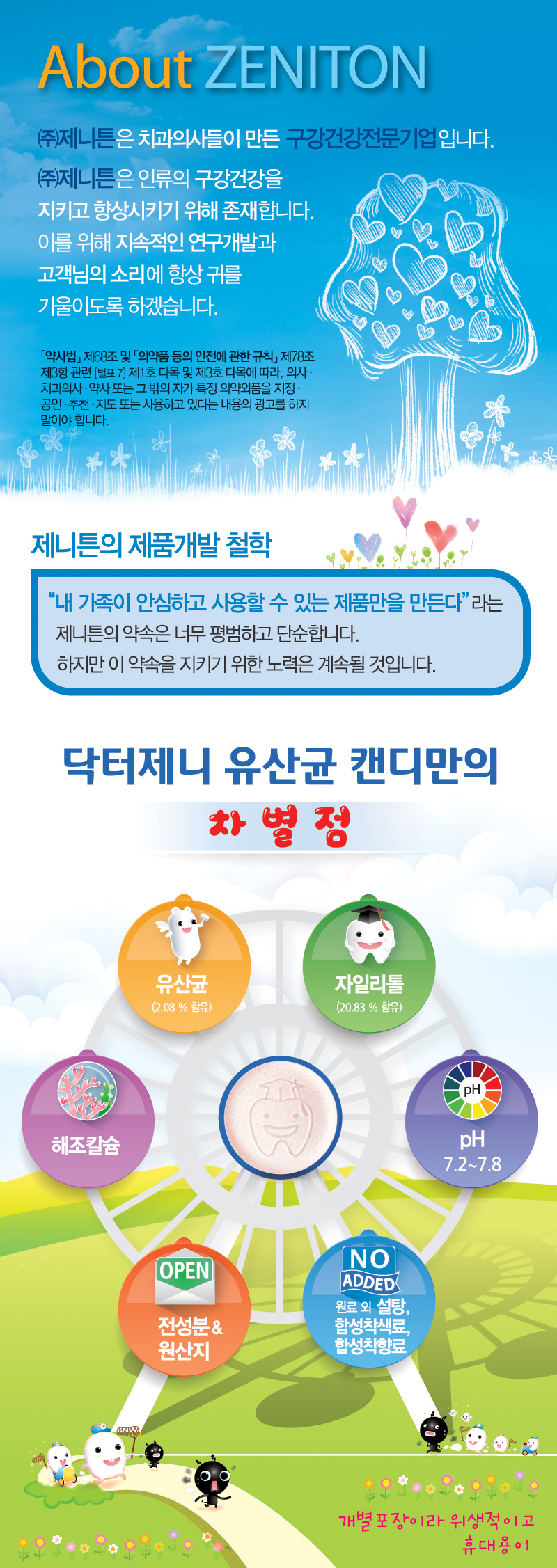 Yecomam 제니튼 유산균 캔디 - 핫트랙스