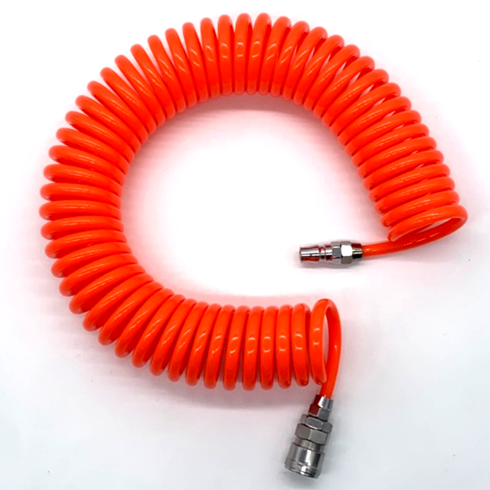 콤프레샤 우레탄 코일 에어호스 8mm x 9m 파라브로 산업용품 파라브로-B2B전문