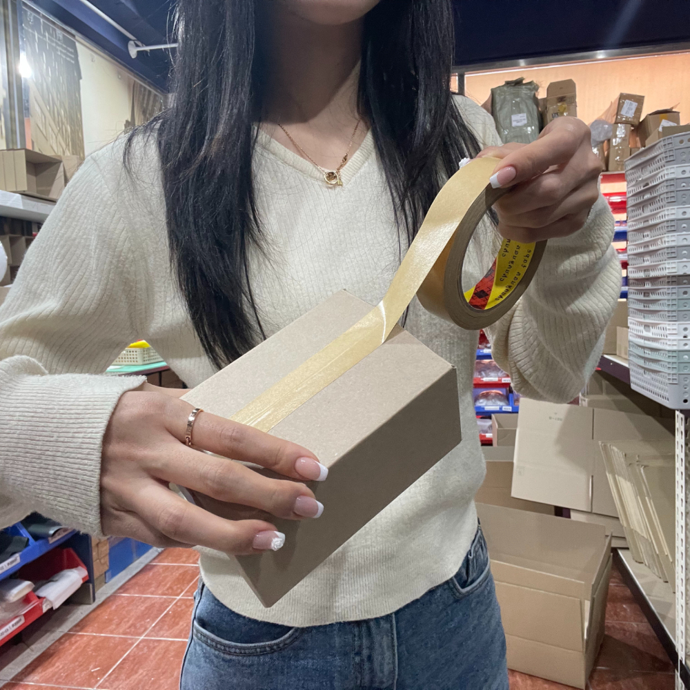 크라프트 종이 테이프 25mm x 30m 파라브로 문구/사무 파라브로-B2B전문