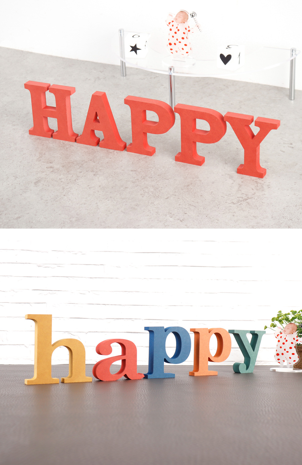 'happy HAPPY 세트컬러 MDF 에코보드파티소품 홈데코 레터링' 상품 상세정보