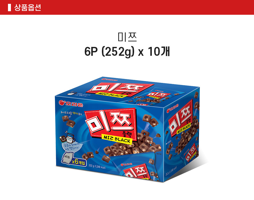 오리온 미쯔 6P(252g) x 10개상품상세_동원몰