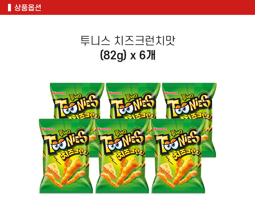 오리온 투니스 치즈크런치(82g) X 6개- 이랜드몰