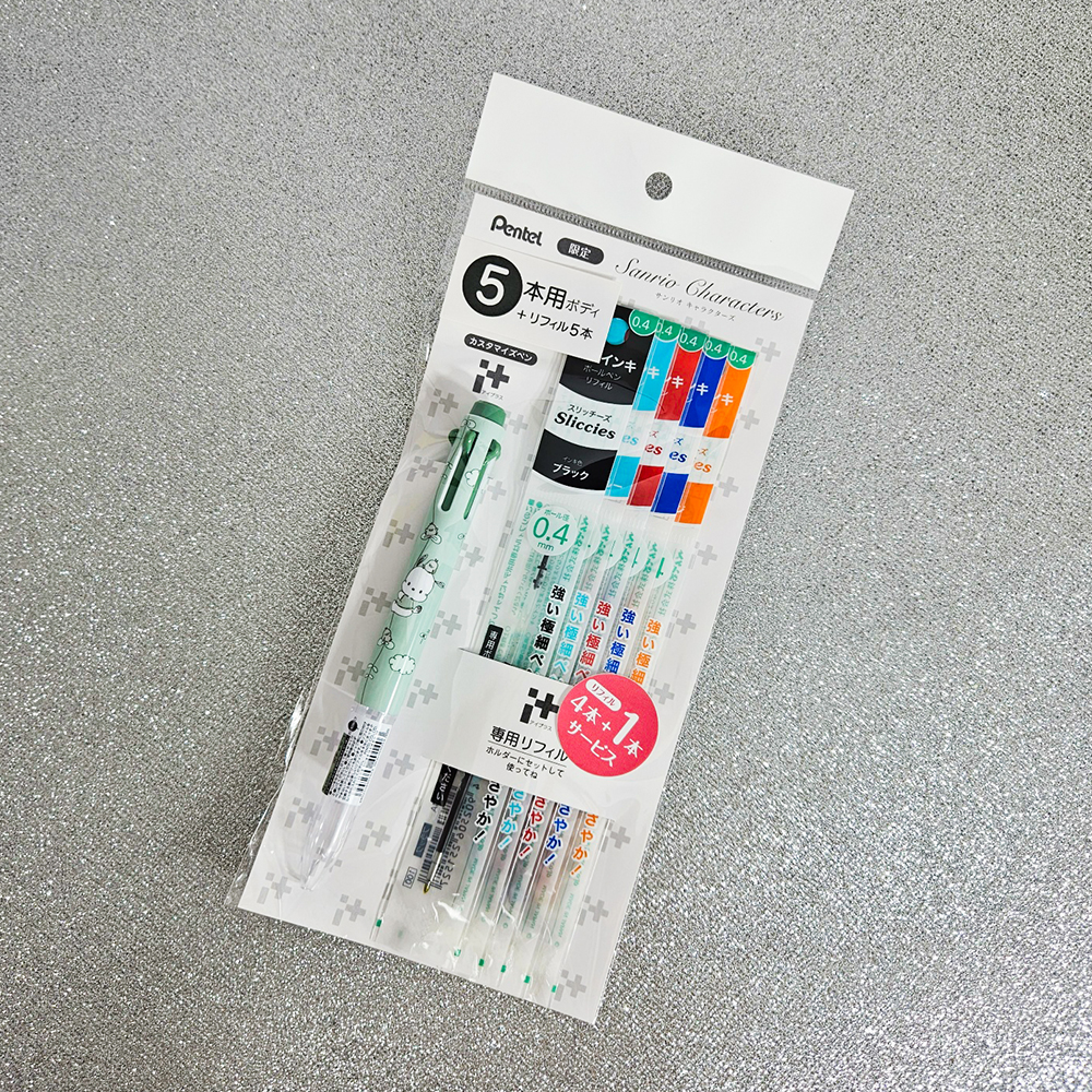 characterline 산리오 포차코i 5색 볼펜 - 핫트랙스