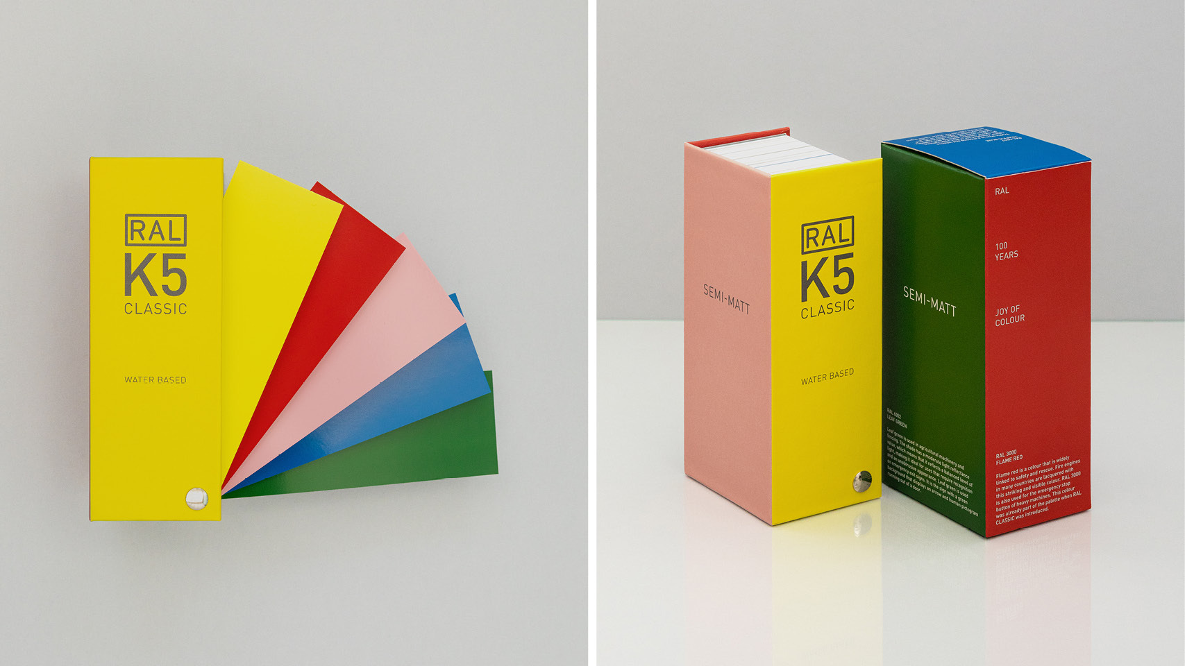 [특가이벤트] RAL Color K5 반광 클래식 컬러 북 가이드 정품 216컬러 (Semi Matt) - 컬러코리아 오늘의컬러