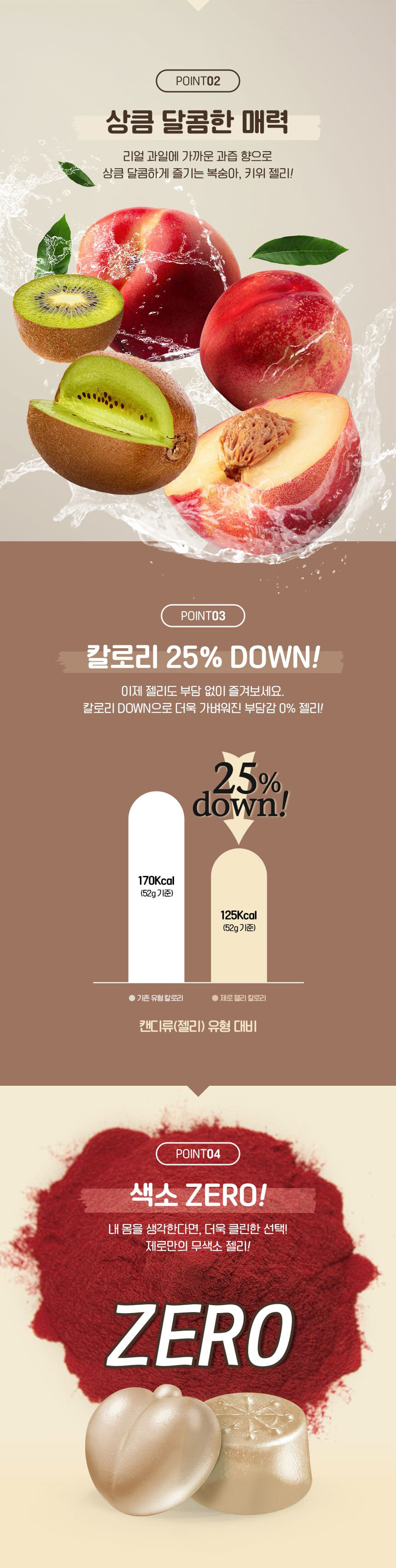 [롯데] 제로 후르츠젤리52gX8개 - 현대Hmall