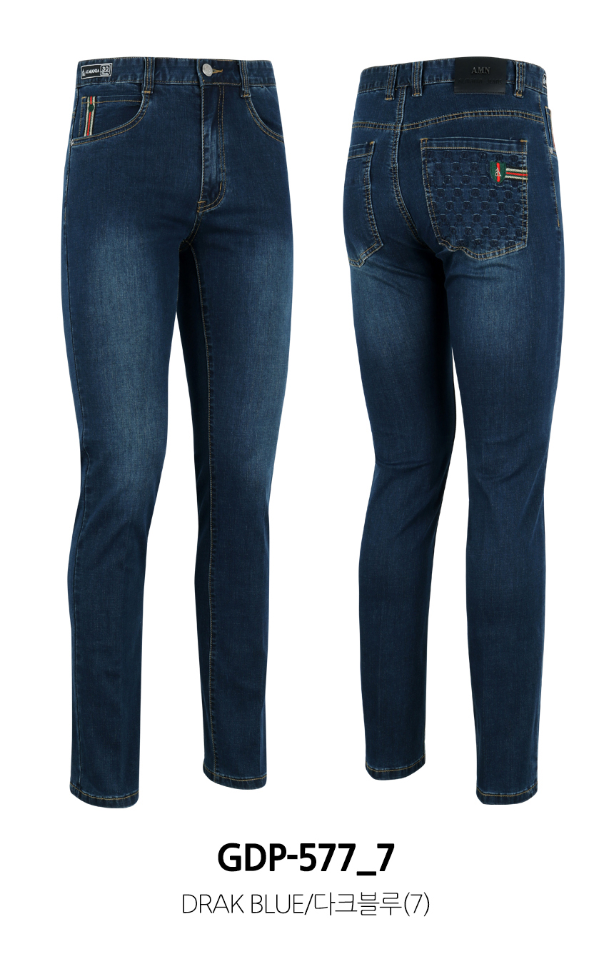골드파파-[알마니아]남성 여름용 스판 청바지 GDP-578
