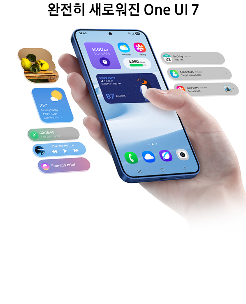 전자랜드 [사전예약 256GB > 512GB 업그레이드] 삼성 갤럭시 S25+ 512G 실버 쉐도우 SM-S936NZSEKOO/ON? 삼성전자