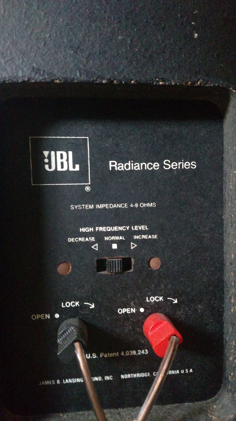 [[중고] JBL R123 Radiance Series 스피커]