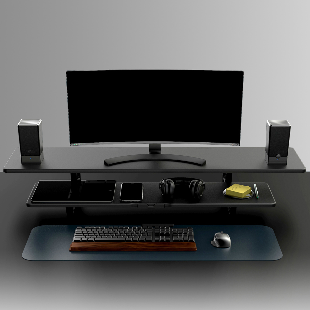 데스크테리어 > DM-95 2단 와이드 받침대 대형 모니터 듀얼 스탠드 높은 받침 950 mm | 오늘의집 쇼핑