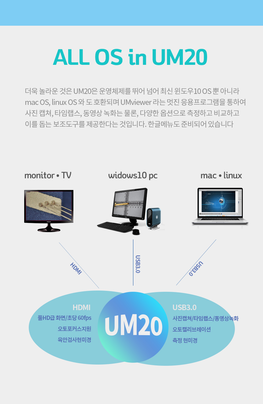 VITINY 디지털현미경 UM20 - 마이크로비투비 MICROB2B