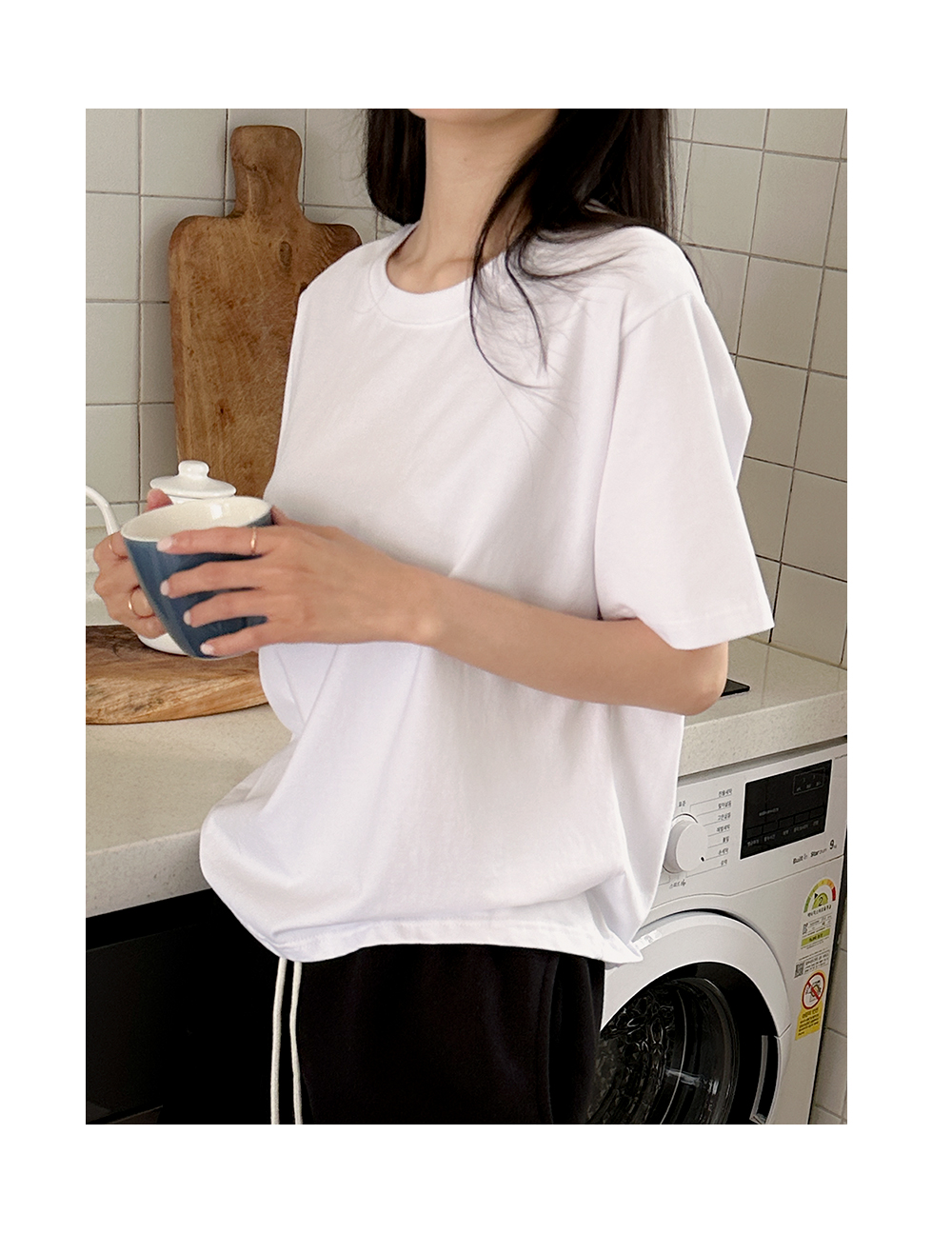 리얼코코 80만장돌파 질좋은반팔티자체제작 코튼 스판 베이직 반팔 티셔츠 24 Color 여름썸머기본크롭이너라운드넥하객룩레이어드워터밤페스티벌룩흠뻑쇼