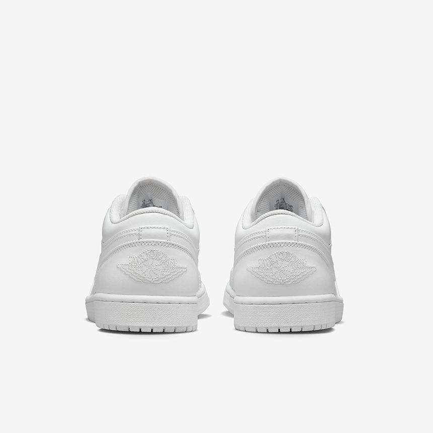 나이키 조던 1 로우 트리플 화이트 (553558-136)