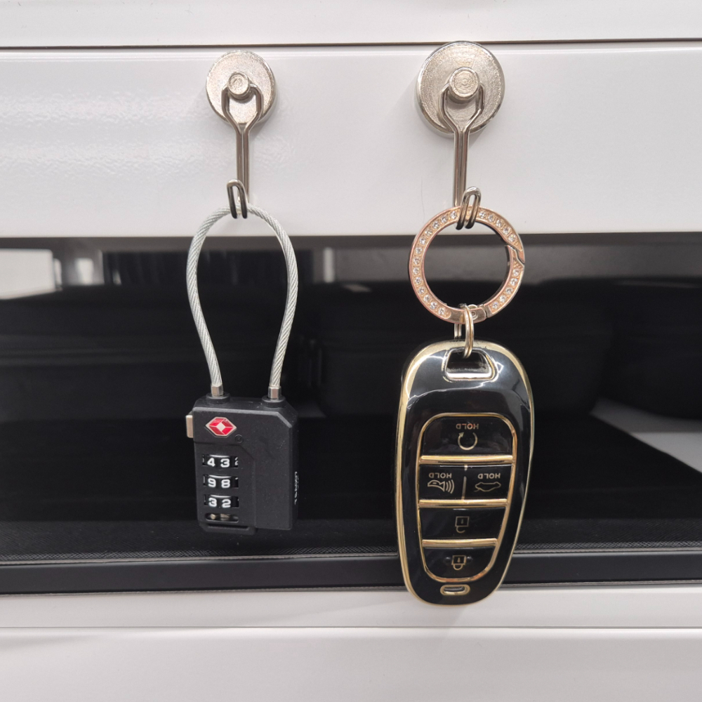 회전형 네오디움 고리 자석 후크 25mm 파라브로 문구/사무 파라브로-B2B전문