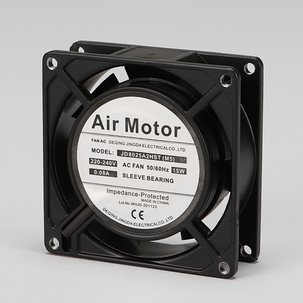 우형 냉각팬 220V AC 랙 쿨링팬 80x80x25mm