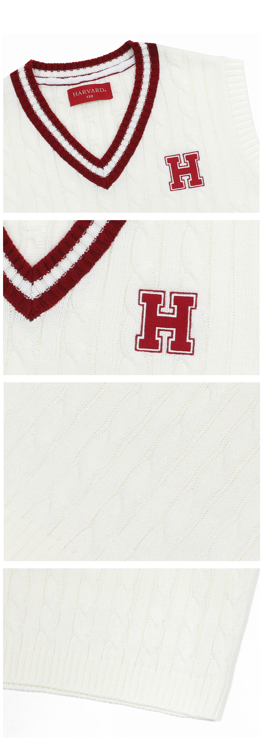 HARVARD KIDS(하버드 키즈) 하버드키즈 2color 솔리드 브이넥 베스트 HSVE-34005 | S.I.VILLAGE ...