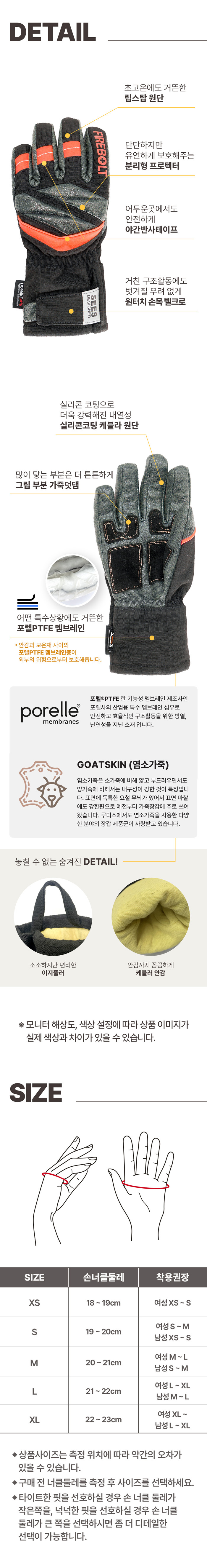 한국소방공사 [파이어볼트장갑 FB-101 TYPE1 방화장갑 화재진압장갑 KFI소방검정품]