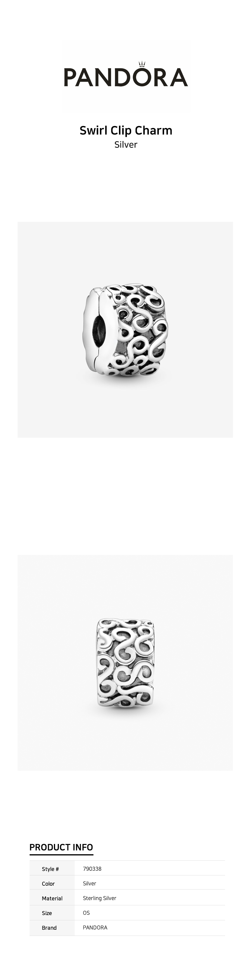 판도라 참 S Clip 790338_PANDORA