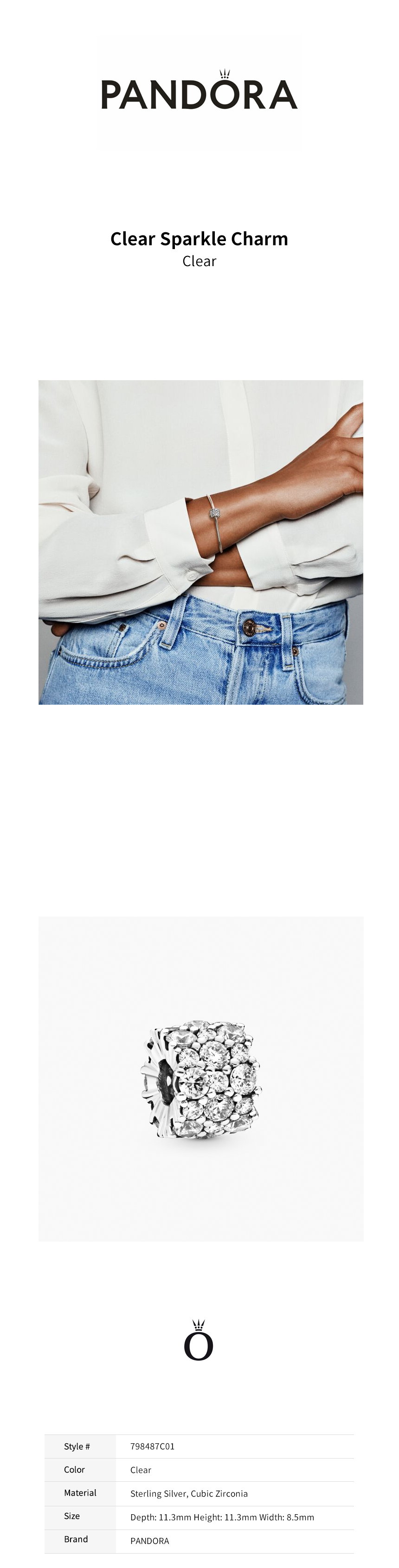 판도라 클리어 스파클 참 798487C01_PANDORA