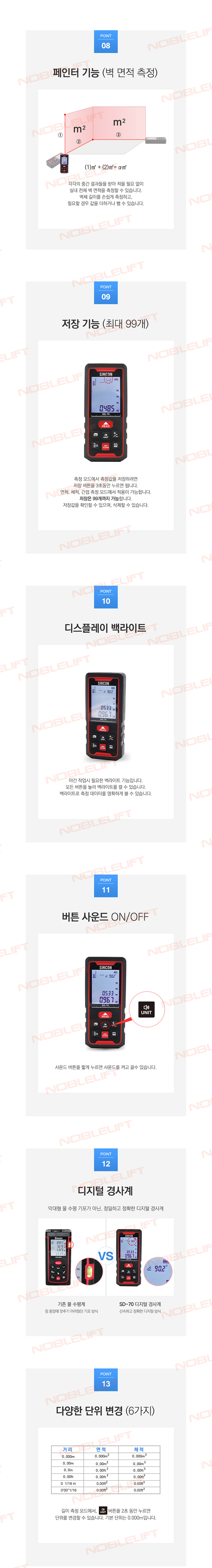 [SINCON]신콘 레이저거리측정기레드 SD70 - 노블몰