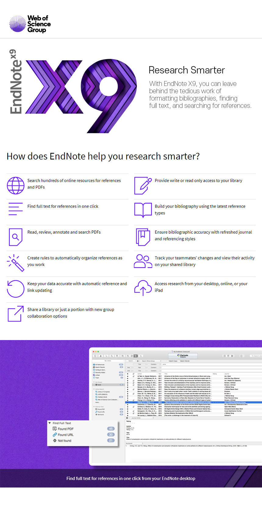 Clarivate Analytics EndNote X9 - SOFTLAND