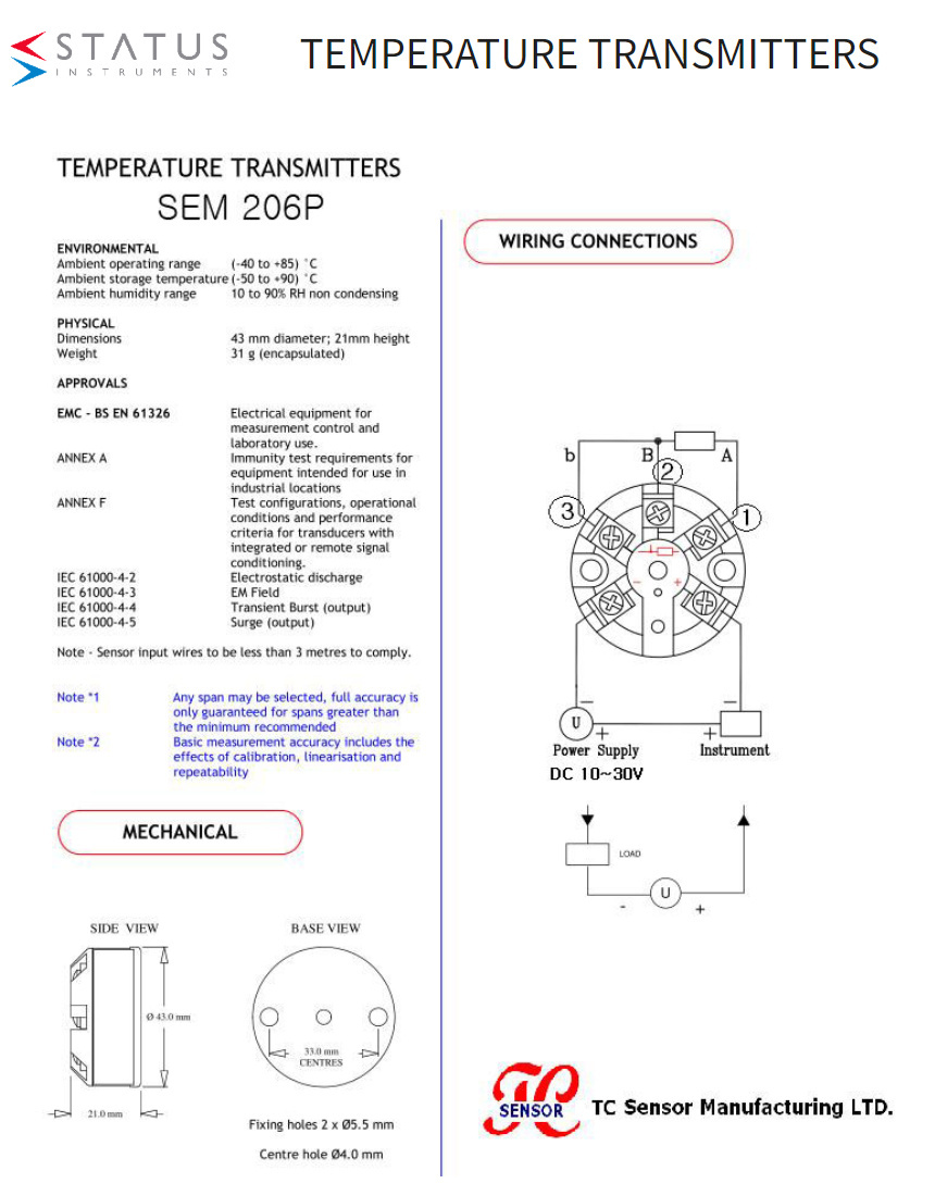 TC/RTD 변환기 - TC/RTD 변환기(TRANSMITTERS)