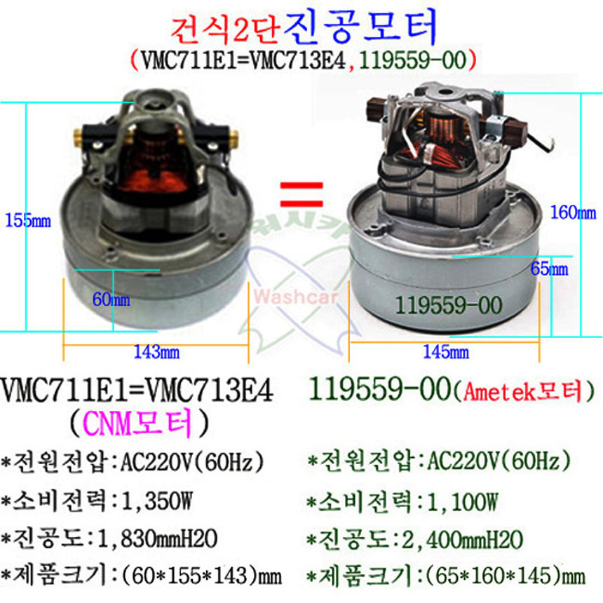 세척시설의 모든 지원