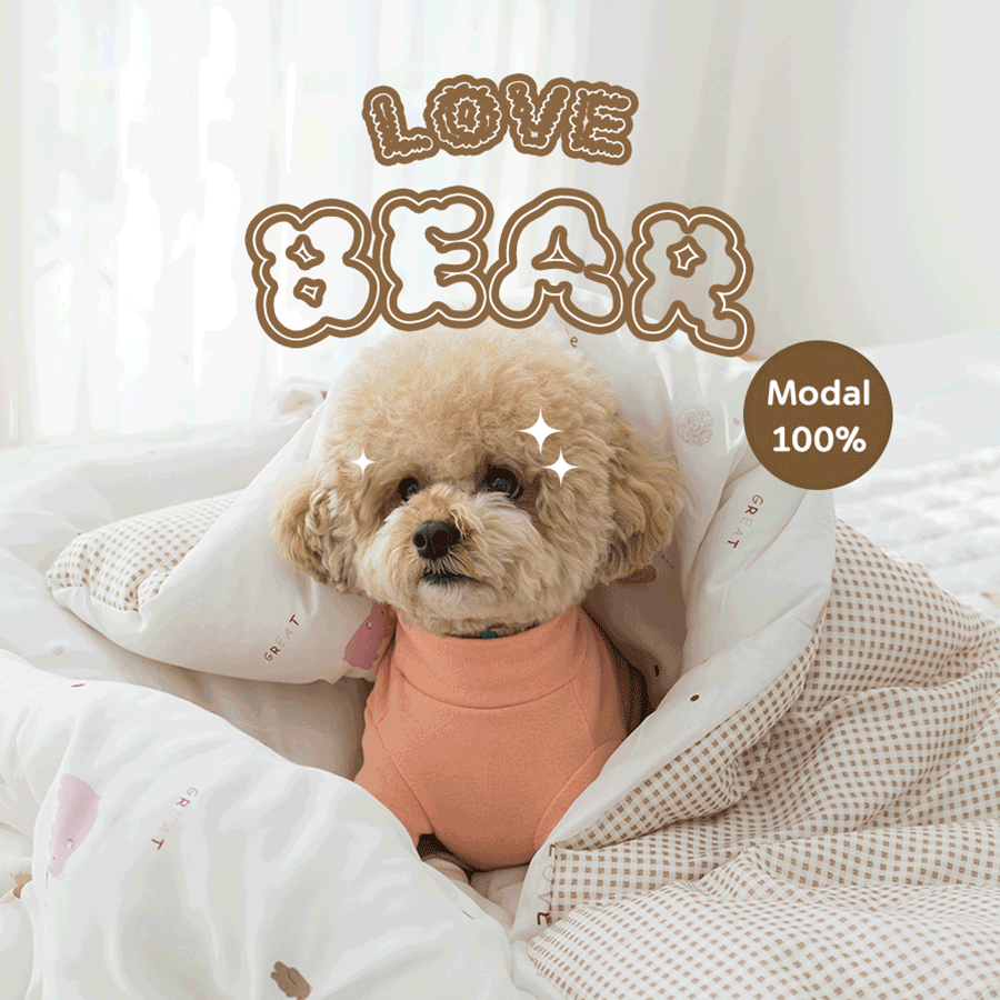 러브베어 모달 100 사계절 차렵 이불 패드 베개세트 SS - 현대Hmall