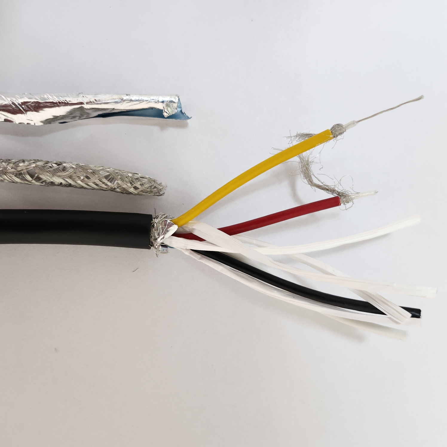 RG-174 AWG26(0.14SQ)x4C 동축케이블 HDPE CCTV WIFI 고주파 RF케이블 1M 단위